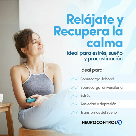 Dispositivo calmante de ansiedad e insomnio – NeuroControl